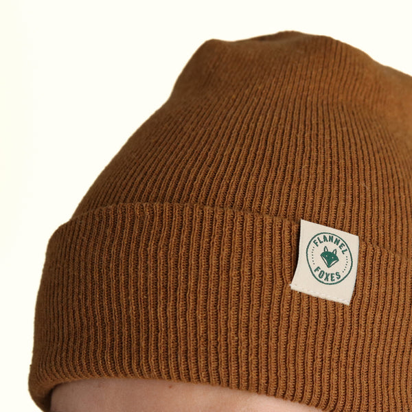 Recycled Cotton Toque – Caramel – Flannel Foxes