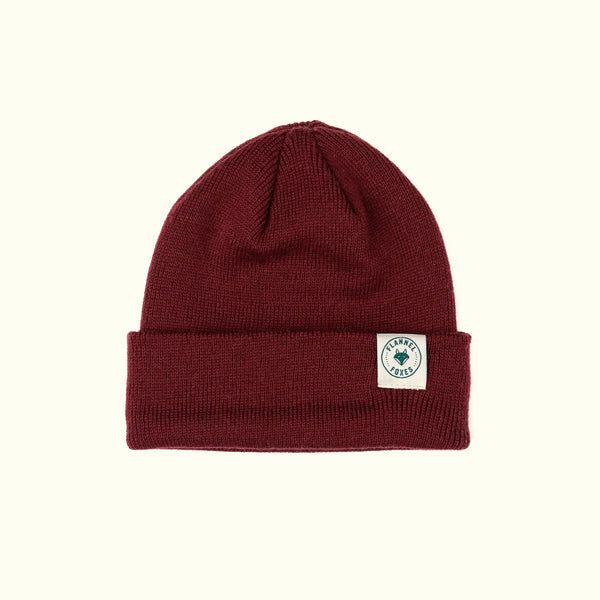 Kid's Toque - Maroon – Flannel Foxes