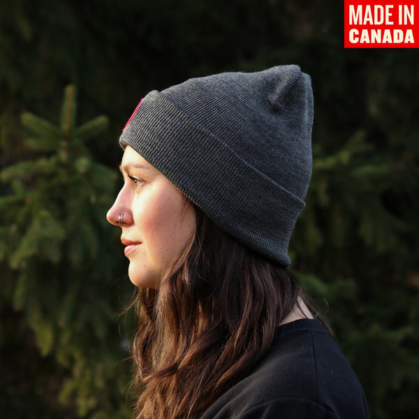 Canada Toque - Charcoal – Flannel Foxes